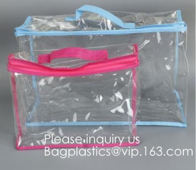 China Clothes Storage Bag Organizer with Reinforced Handle,Vinyl Storage Bag for Comforter, Blanket, Bedding, Duvet, Extra Lar for sale