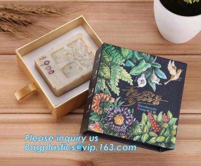 China Vrij van de het fluweellade van de steekproefluxe het document van de het parfumdouane verpakkend vakje met embleem gouden stempelen, hoofdband verpakkend vakje voor Te koop