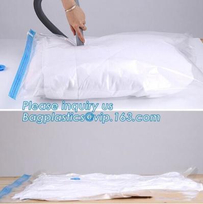 China el sistema del bolso del almacenamiento del vacío, bolso de nylon plástico del VAC del PE para el viaje, ziploc viste el vacío de los bolsos del almacenamiento, bagplastics, bagease en venta