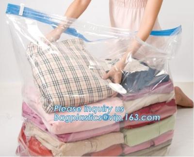 China Ahorro de espacio del bolso de la compresión, bolso compresible del almacenamiento del sello del vacumm, bolso que viaja del vacío sin la válvula, bagease, bagplas en venta