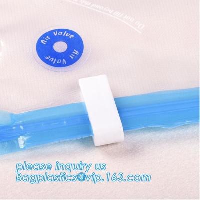 China Bolso plástico del almacenamiento de la comida de la cremallera del vacío claro de alta calidad de la categoría alimenticia, envasado de alimentos colorido respetuoso del medio ambiente del almacenamiento sellado en venta