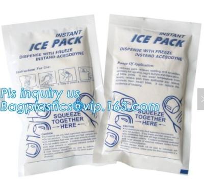 China breastmilk lunch bag cooler plastic reusable ice pack, 250g gel water injection ice bag for fresh food, oem water inject for sale