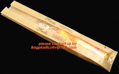 Cina Borsa chiara del pane della borsa della carta kraft candeggiata della finestra, borsa di Kraft della carta, sacco di carta del pane francese delle baguette, borse lunghe del pane tostato di dimensione, in vendita