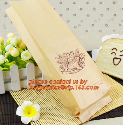 Cina Borsa chiara del pane della borsa della carta kraft candeggiata della finestra, borsa di Kraft della carta, sacco di carta del pane francese delle baguette, borse lunghe del pane tostato di dimensione, in vendita
