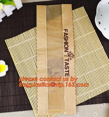 Cina Borsa chiara del pane della borsa della carta kraft candeggiata della finestra, borsa di Kraft della carta, sacco di carta del pane francese delle baguette, borse lunghe del pane tostato di dimensione, in vendita