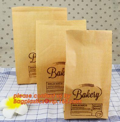 Cina il eco ha stampato il produttore marrone a buon mercato riciclato dei sacchi di carta dell'imballaggio di pane di Kraft in porcellana, sacco di carta del pane. Pacchetto b del pane in vendita
