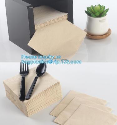 Cina i tovaglioli di carta di lusso del airlaid della cena dell'asciugamano per nozze, volta all'ingrosso premio del tovagliolo di carta 1/6 1 piega hanno stampato il airlaid in vendita