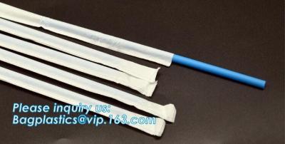 China Palha bebendo plástica biodegradável e compostable do PLA do produto comestível, bloco individual, plástico biodegradável Eco-amigável à venda