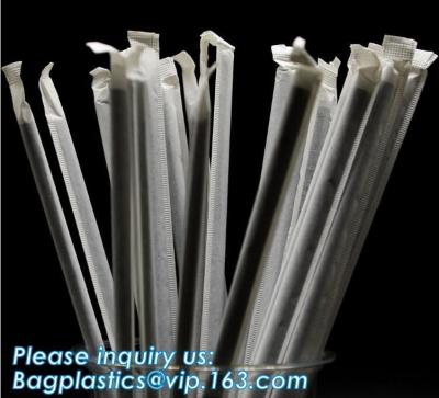 China Palha bebendo plástica biodegradável e compostable do PLA do produto comestível, bloco individual, plástico biodegradável Eco-amigável à venda