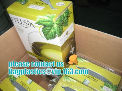 China Bolso de empaquetado laminado de relleno en caja, bolso hermético de aluminio del almacenamiento del paquete del vino tinto del plástico transparente del papel de aluminio en la caja F en venta