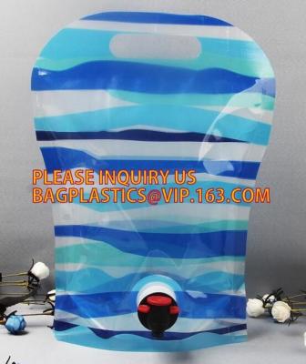 China Eche en chorro el zumo del bolso/de fruta fresca que embala Daypack con la bolsa del embalaje del casquillo del canalón/del canalón, diseño fresco que se levanta packagi de la bebida en venta