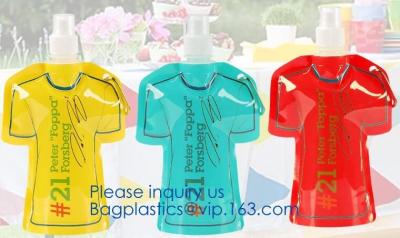 China El logotipo de encargo imprimió el bolso de agua plegable de consumición plegable de la botella, agua plegable de la botella de agua plegable de 16oz BPA libremente en venta