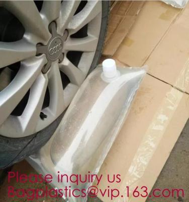 China Cree la bebida para requisitos particulares recargable 1.5L que empaqueta el bolso vacío del vino en dispensador de la caja con el canalón, vino plástico de la válvula de 2L 3L 5L en venta