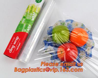 Cina La pellicola trasparente biodegradabile concimabile dell'involucro, involucro della pellicola trasparente per alimento, avvolgente il silicone del film aderisce bande dell'involucro degli strizzacervelli dell'involucro in vendita