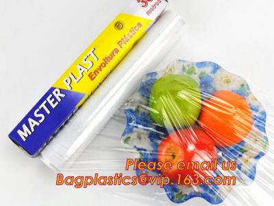 Cina La pellicola trasparente biodegradabile concimabile dell'involucro, involucro della pellicola trasparente per alimento, avvolgente il silicone del film aderisce bande dell'involucro degli strizzacervelli dell'involucro in vendita