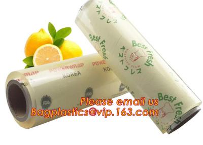 Cina La pellicola trasparente biodegradabile concimabile dell'involucro, involucro della pellicola trasparente per alimento, avvolgente il silicone del film aderisce bande dell'involucro degli strizzacervelli dell'involucro in vendita