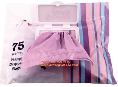 Cina Borse di immondizia dell'automobile su rotolo, fodere colorate del recipiente della pattumiera, rotolo della borsa di rifiuti, uso delle borse di immondizia per la pattumiera di piccola dimensione in Livin in vendita