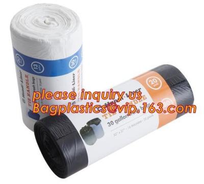 Cina Fodere del secchio della spazzatura per la casa, ufficio, borse di immondizia del cordone delle borse di rifiuti piccole, borsa di rifiuti della maniglia, con la striscia di potere, bagease in vendita