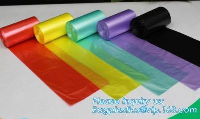 Cina Borse ultra forti per l'automobile domestica dell'ufficio del bagno della cucina del secchio della spazzatura, borse di rifiuti medie, fodere nere delle fodere del cestino per la carta straccia del recipiente in vendita