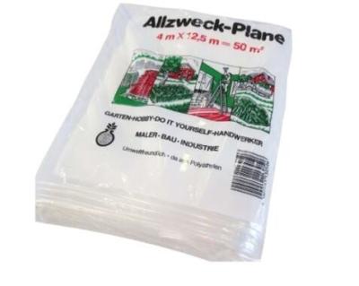 Cina Telo di protezione dei pittori di plastica dell'HDPE, pittore protettivo eliminabile Ldpe Drop Sheet, polvere di verniciatura Dro del politene in vendita