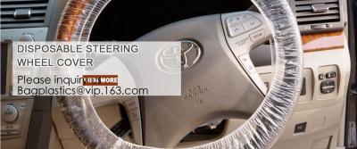 Cina Universale antiscorrimento eliminabile non tessuto della copertura del volante dell'automobile della copertura di ruota della copertura eliminabile del volante respirabile in vendita