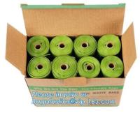 Cina il gatto degradabile del cane delle borse della poppa dello spreco dell'animale domestico pulisce la borsa di immondizia della ricarica, erogatore della borsa dello spreco del cucciolo dell'animale domestico del cane di forma della capsula con in vendita