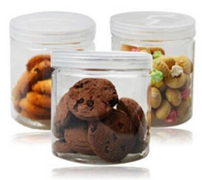 Cina contenitore di plastica per l'imballaggio per alimenti dei biscotti della caramella, barattolo f della bottiglia dell'animale domestico di 150ml 180ml della bottiglia del recipiente di plastica dell'ANIMALE DOMESTICO di 250ml 500ml in vendita
