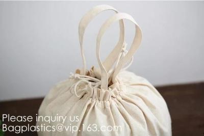 China O produto grosso bege natural dos malotes do cordão da lona ensaca sacos do saquinho dos sacos dos sacos do presente dos sacos de musselina para doces Fav da joia à venda