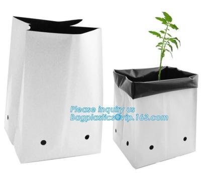 China El plantador del jardín del plástico de polietileno del LDPE empaqueta para la verdura, árbol y el almácigo de la flor, LDPE del plástico del agujero de 15 GALONES crece B en venta