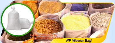 中国 ドローストリングが付いている純袋、はさみ金が付いている編まれた袋、gueestsが付いている袋、紫外線安定したパッキング袋、買い物袋、BAGPLASTICSのパック 販売のため