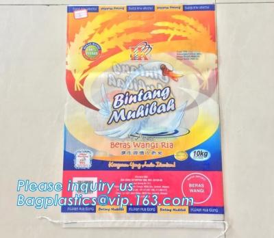 China os sacos de papel vendem por atacado o saco tecido pp do papel de embalagem, Papel de embalagem pp laminados de empacotamento de alimento 25kg tecido ensacam para o mar de embalagem à venda