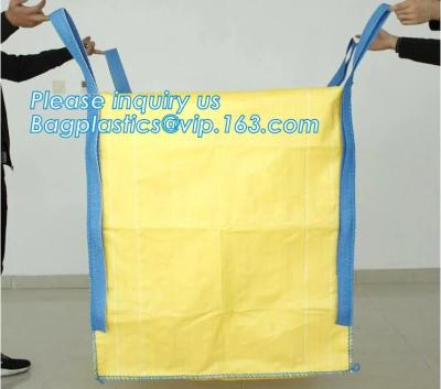 中国 大きい袋がジャンボ極度の大きい袋1500の生地によって編まれるバルク肥料のpeはさみ金PPのジャンボ袋をリサイクルするAのポリプロピレンのfibcをタイプして下さい 販売のため