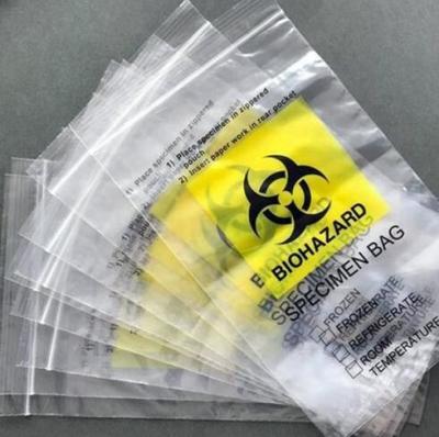 중국 생물재해는 목록, 처분할 수 있는 PE 장갑, 처분할 수 있는 부대에 4개의 층 견본 수송 부대, pe 장갑, 포장하는 pe, pe 자루에 넣습니다 판매용