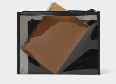 Chine La poche de tirette, support imperméable de sac du stockage de PVC et taille de lettre Zippered l'enveloppe pour l'école, document, voyage, cosmétique à vendre