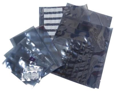 China Festplattenlaufwerk-metallisierte Verpackenbeutel Aluminium-ESD-Tasche, die Abschirmung von Beutel-Faraday-Taschen und schirmte Stand herauf Beutel ab zu verkaufen