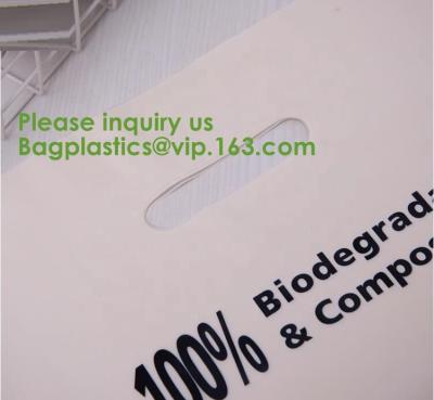中国 のために使用されるBioPlasticのTシャツ袋は食糧、凍結するのためのCompostable使い捨て可能な生物分解性のポリ袋のごみ袋を取り除きます 販売のため