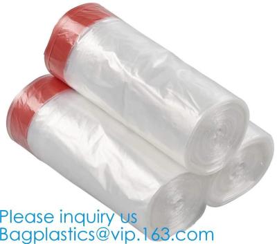 Cina I rifiuti concimabili del cordone del cereale insaccano in scatola dell'erogatore, sacchetti di plastica concimabili biodegradabili su misura del cordone in vendita