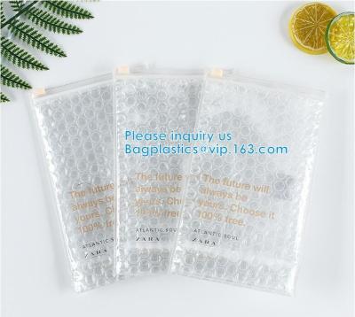 중국 Metallic Foil Film PE Film PE Bubble Cosmetics Reclosable Ziplockk Zipper Bubble Bag 100% Eco-Friendly Waterproof 판매용