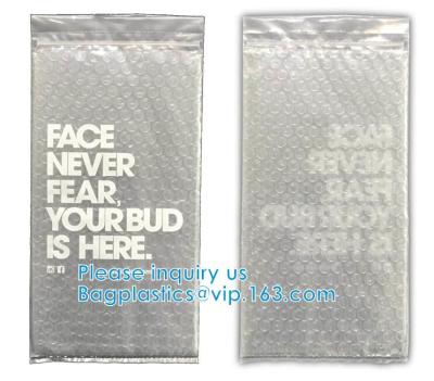 중국 버블 가방은 미 피부 미용 슬라이더 지퍼 락 가방 빛깔 주문 제작된 PVC 슬라이더 지퍼 버블 가방을 위한 팁이 패딩한 지퍼링합니다 판매용