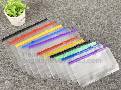 中国 生物分解性のきらめきの注文のロゴの小さいピンクの防水化粧品はTPUのジッパーの個人医療嚢の透明な虚栄心の美を袋に入れる 販売のため