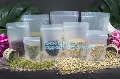 中国 ジッパー ロックの破損のノッチと包むジッパーの食糧貯蔵ロックのためのLeakproof再使用可能な貯蔵の袋 販売のため