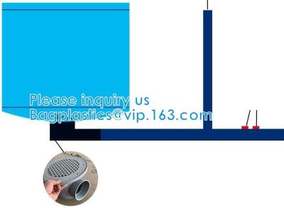 China Van het de BANNERgeteerde zeildoek van de aquicultuurpool pvc Met een laag bedekte Doek MET EEN LAAG BEDEKTE van de Serrevissen de Vijverrivierkreeften Koi Culture Child Water Pool Te koop