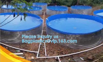China Van het de BANNERgeteerde zeildoek van de aquicultuurpool pvc Met een laag bedekte Doek MET EEN LAAG BEDEKTE van de Serrevissen de Vijverrivierkreeften Koi Culture Child Water Pool Te koop