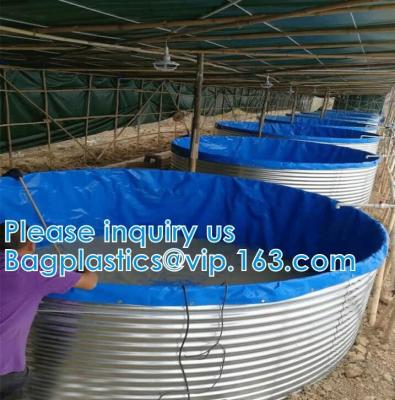 China Van het de BANNERgeteerde zeildoek van de aquicultuurpool pvc Met een laag bedekte Doek MET EEN LAAG BEDEKTE van de Serrevissen de Vijverrivierkreeften Koi Culture Child Water Pool Te koop
