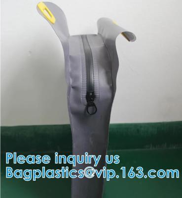 China Os sacos impermeáveis do ZÍPER TPU cheiram o malote cosmético do saco seco do saco da prova com proteção hermética do zíper para esportes de água à venda