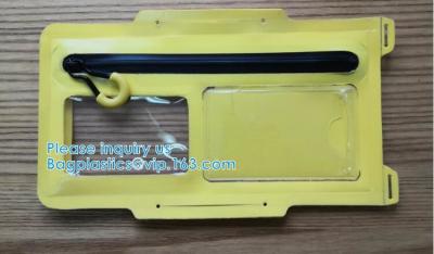 China O totalizador impermeável do telefone do PAC do ZÍPER - saco seco do malote exterior do telefone – cabe mais modelos de IPhone e de Samsung Galaxy, verde de néon à venda