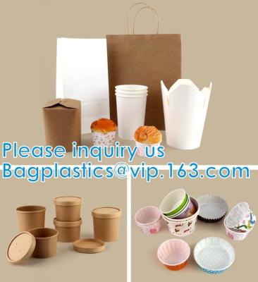 Fried Disposable Hamburger Box Cup che su ordinazione di carta il contenitore francese frigge Kraft frigge la borsa di forma di cono della scatola