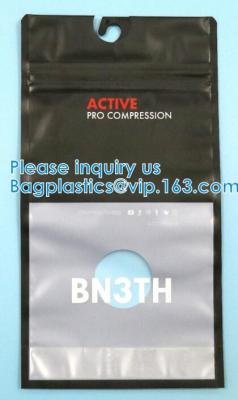 Cina Sacchetto d'imballaggio dello Swimwear con la cima di K, borse d'imballaggio della chiusura lampo del bikini della borsa del rinforzo, biancheria intima del gancio del gancio in vendita