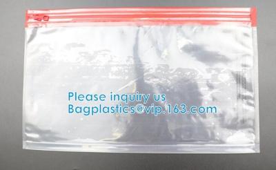 Cina Matte Slider Frosted Plastic Packing Underdress borse d'imballaggio dell'abbigliamento della borsa della chiusura lampo dello zip del cursore della borsa della chiusura lampo in vendita