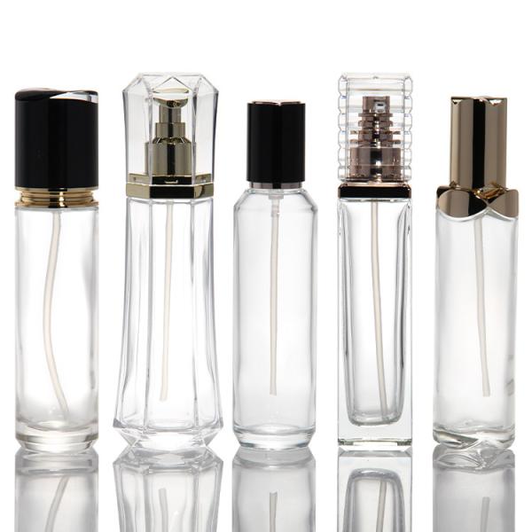 Quality Empty 1oz 2oz 4oz 15ml 30ml 50ml 60ml 100ml 120ml 4oz clear Cosmetics Cosmetic Glass Dropper Bottles for sale